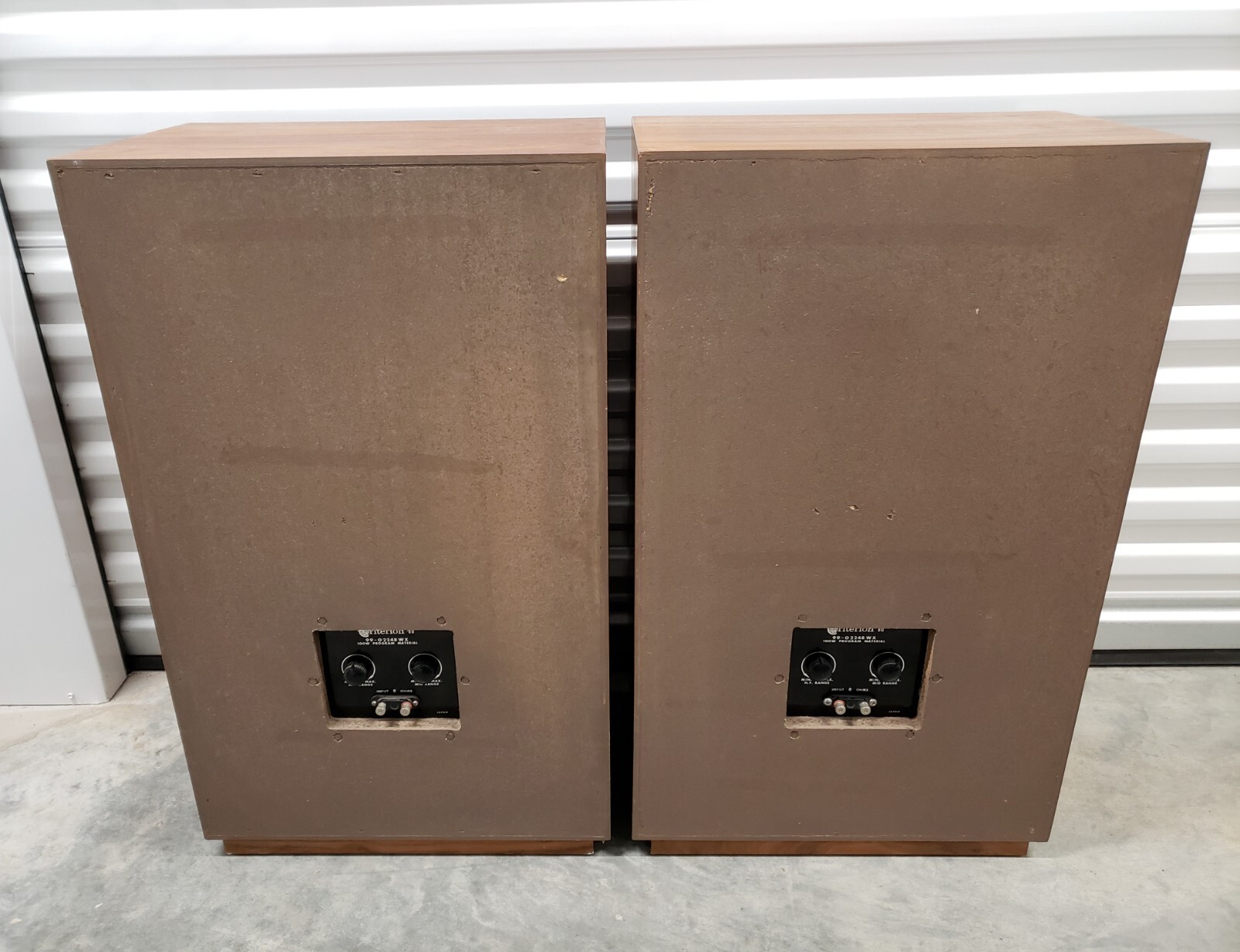 Criterion 80 Home Stereo Audio Speakers Set of 2 | Vintage Stereo ...
