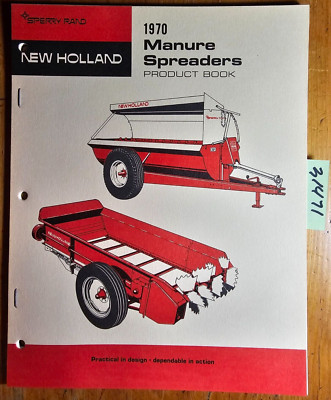 New Holland Manure Spreader Product Book Manual 6135205 3/70 1970 | eBay