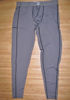 REAL MEN Compression Pants TIGHTS Size 3XL Nylon Spandex DEEP CONTOUR ...