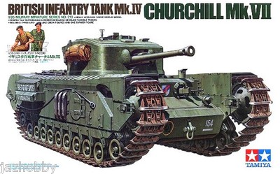 Tamiya 35210 1/35 Model Kit British Infantry Tank Mk.IV A22 Churchill ...