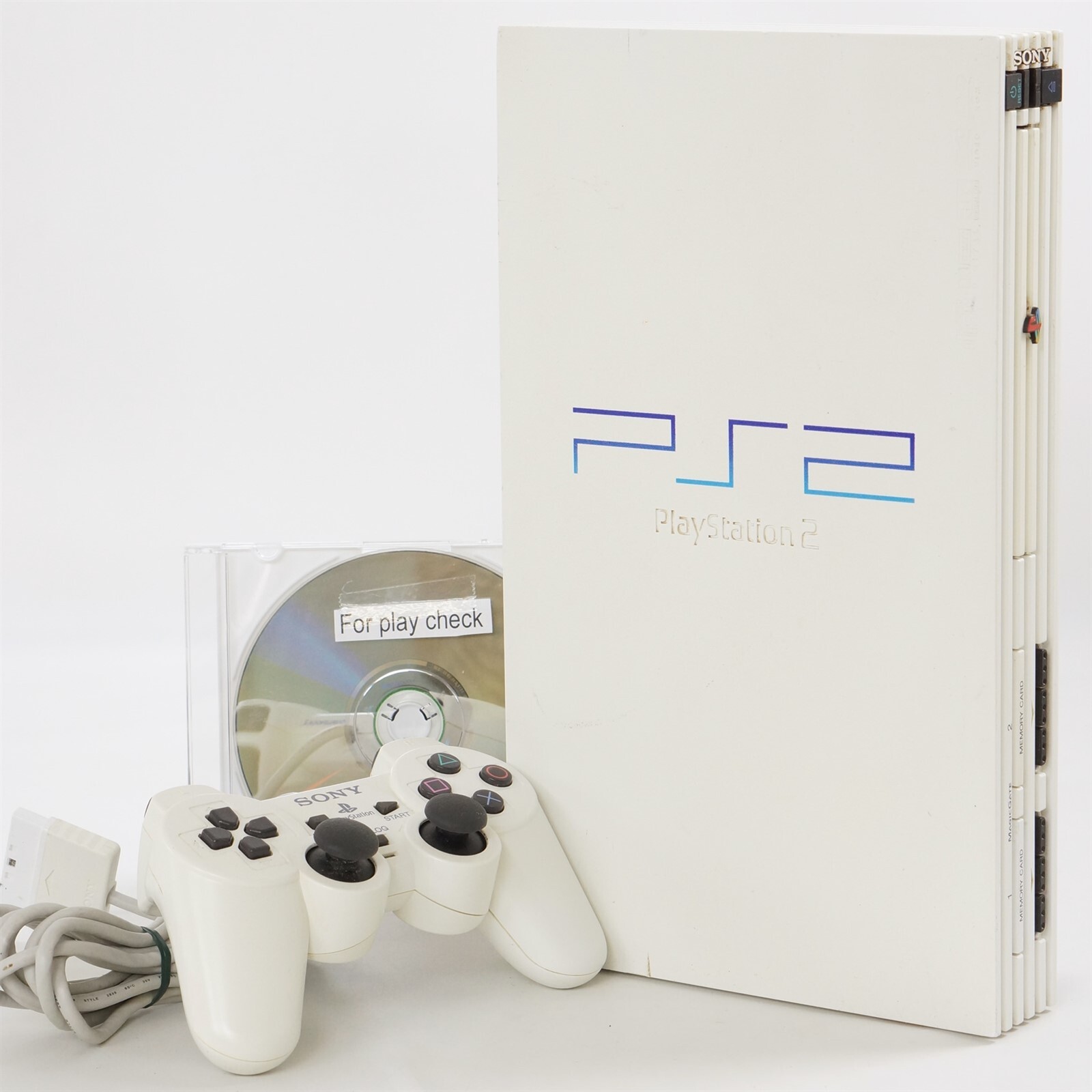 PS2 CERAMIC WHITE Console SCPH-50000 CW Tested System Playstation2 NTSC ...