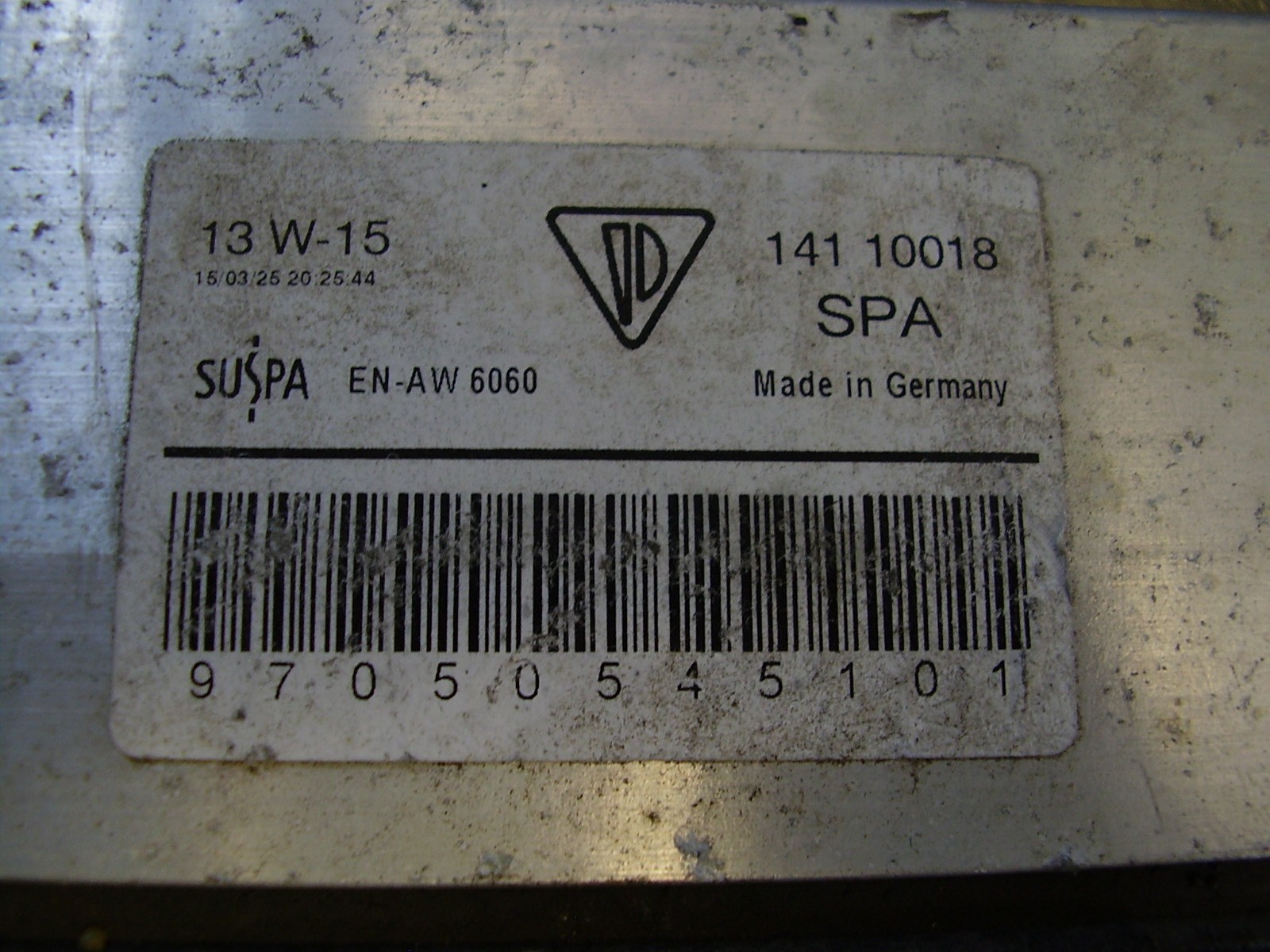 Porsche 970 Panamera MK2 Facelift bumper support 97050545101 | eBay UK