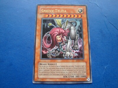 YuGiOh Sphinx Teleia Ultra Rare EP1-EN003 NM/M | eBay