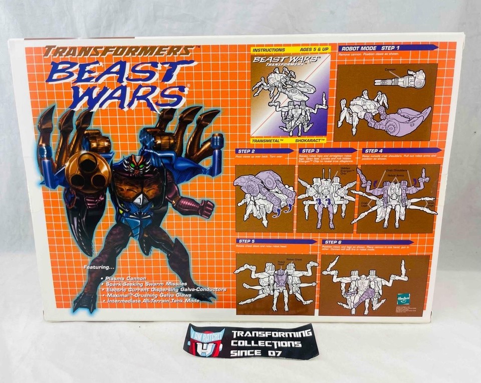 Transformers Botcon 2000 Beast Wars Shokaract Exclusive MISB | eBay