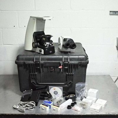 Nikon Eclipse Ci-L LED Microscope w/4 Objectives/Accessories/Hard case ...