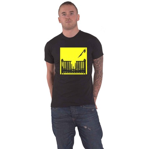 Metallica T Shirt M72 Burnt Crib Band Logo new Official Mens Black | eBay