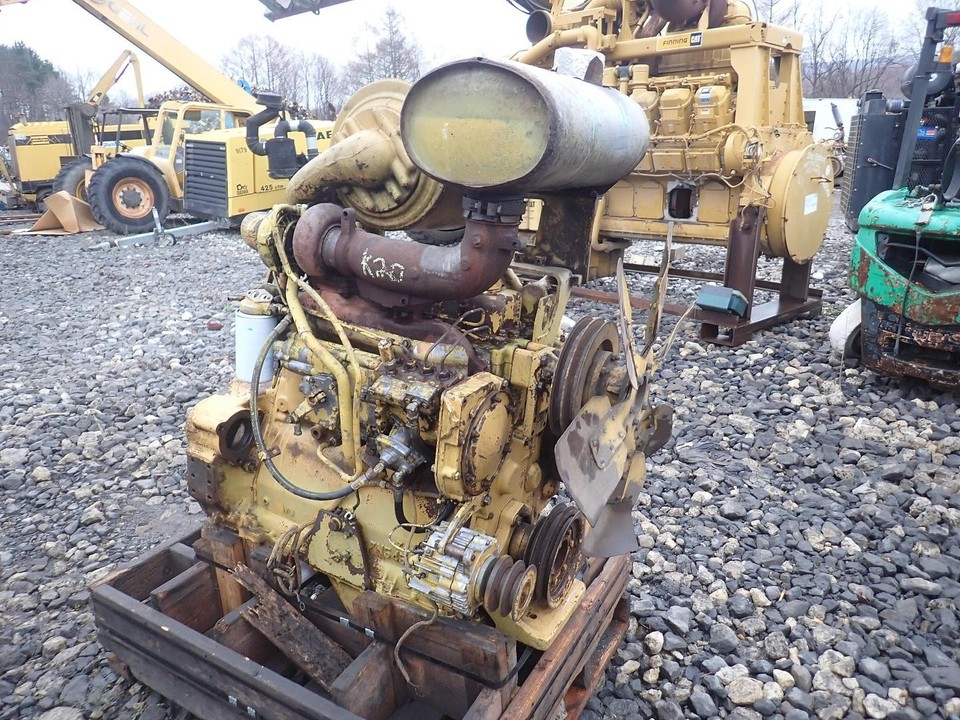 Caterpillar 3304 DI Turbo Diesel Engine RUNS MINT! VIDEO! D5H Dozer ...