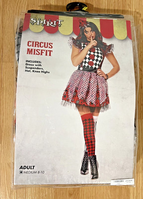 Circus Misfit Costume- Spirit Halloween - Adult Medium - Brand New | eBay