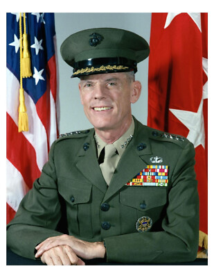United States Marine General George Brainard Crist 8x10 Photo On 8.5" x ...