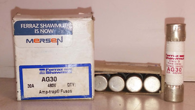 5 NEW FERRAZ SHAWMUT AG30 AMP-TRAP FUSES 30A NIB ***MAKE OFFER*** | eBay