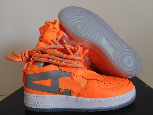 NIKE AIR FORCE 1 HIGH SF AF1 HIGH "SPECIAL FIELD" ORANGE SZ 9.5 [903270 ...