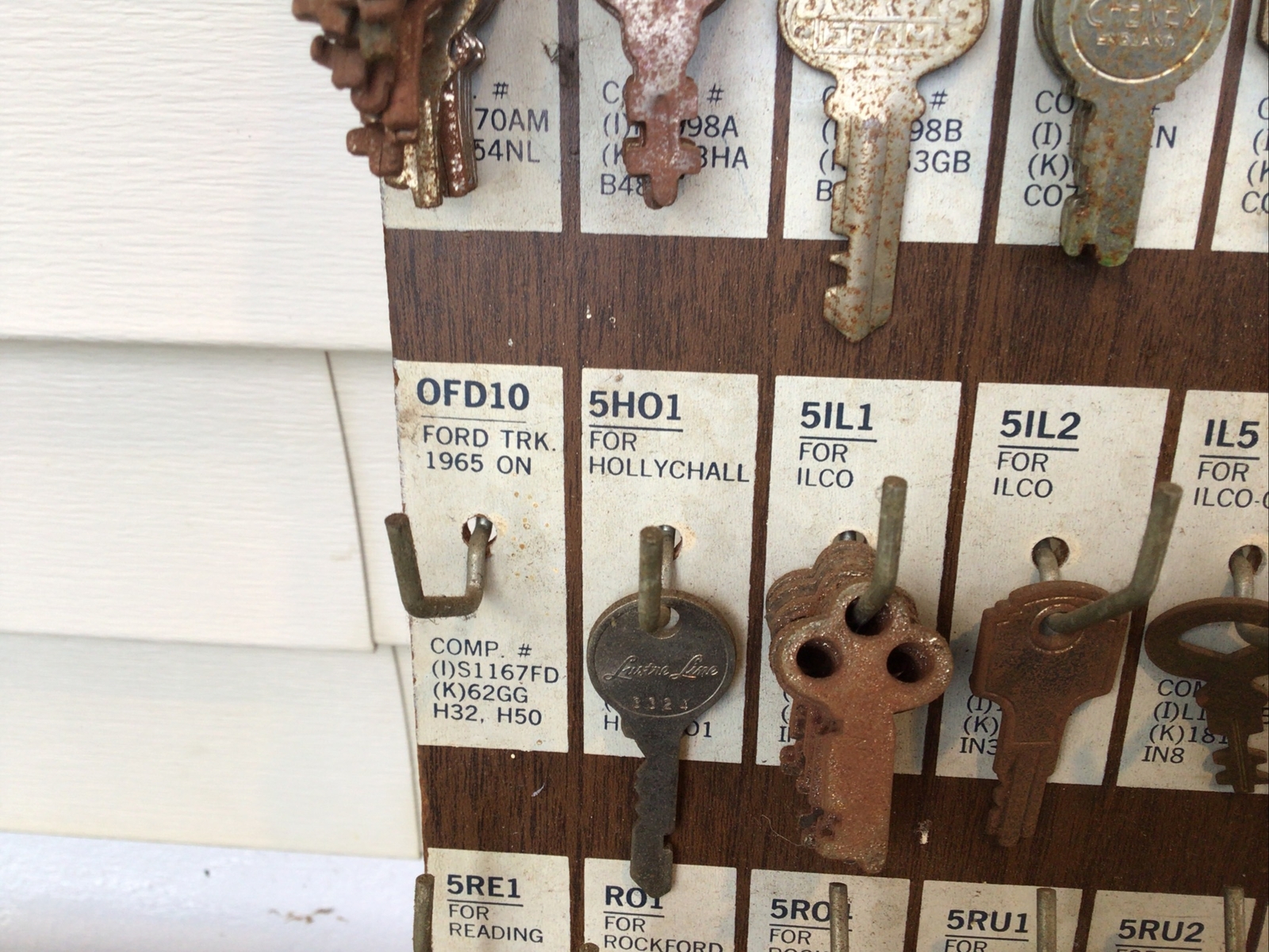 Locksmith Key Board and vintage Keys | eBay