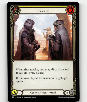 Flesh And Blood Trade In (Yellow) HVY232 - Heavy Hitters | eBay