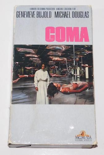 Coma (1978) on VHS Cult Horror/Thriller Michael Douglas Previous Rental ...