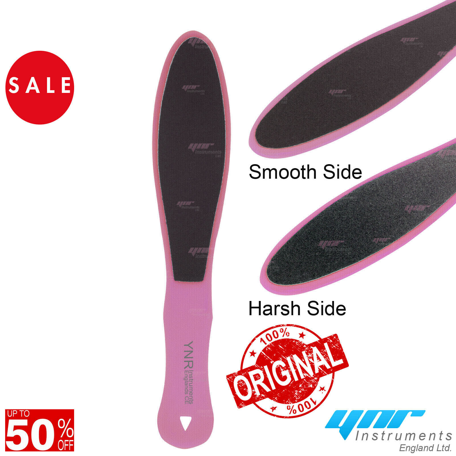 Foot Rasp File Scrubber Hard Dead-Rough Skin Callus Remover Dual Sided ...