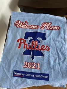 Philadelphia Phillies Welcome Back Rally Towel 2021 Opening Day SGA | eBay
