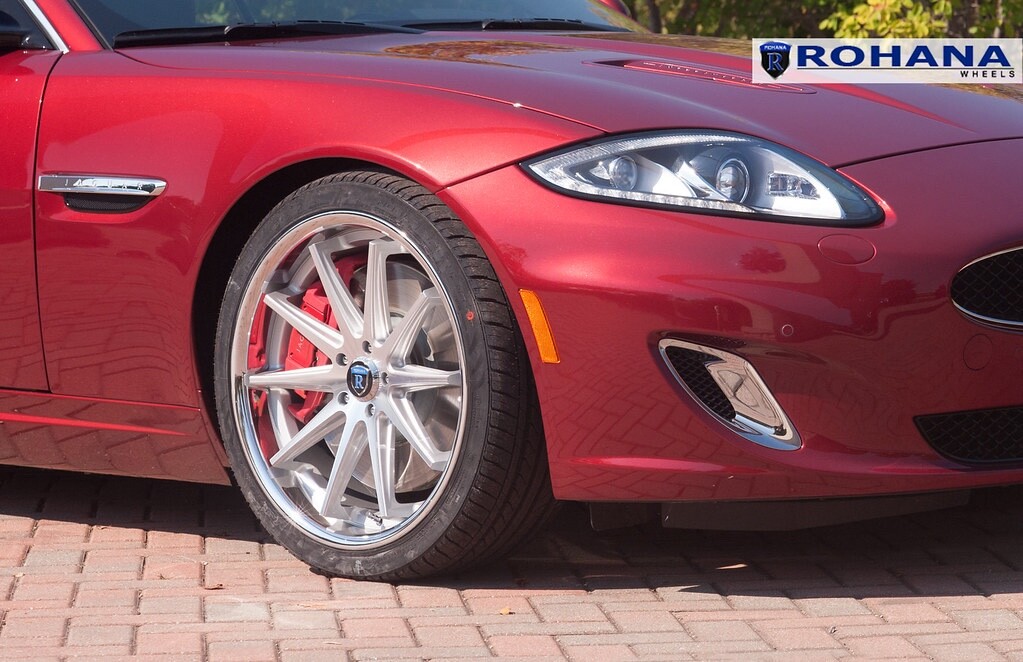 20” ROHANA RFC10 MACHINED SILVER WHEELS RIMS FOR JAGUAR XJ XJL XKR 20X9 ...