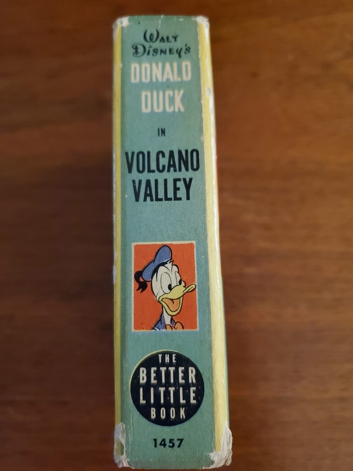 Donald Duck in Volcano Valley #1457 Vintage 1949 Better Little Book | eBay