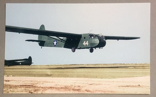 Postcard Waco CG-4 Aircraft Troop/Cargo Military Glider WWII (Hadrian ...
