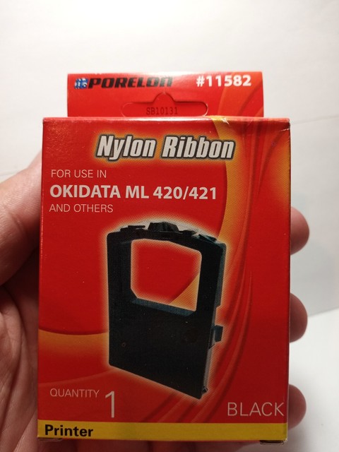 Porelon 11582 Nylon Printer Ribbon With Re-inker Roll Md80017888 for ...