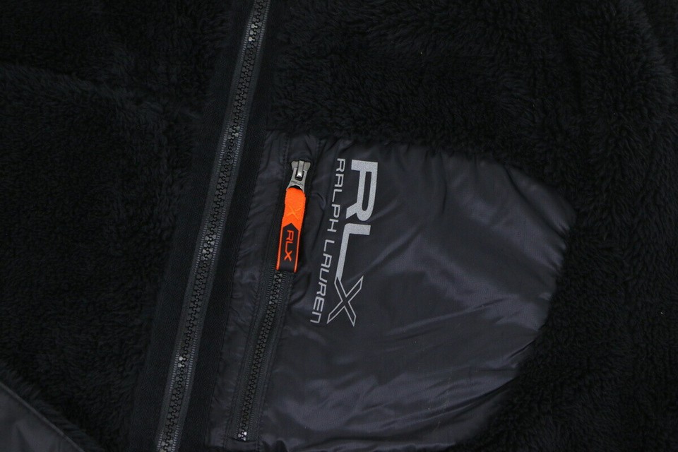 RLX by Polo Ralph Lauren Full Zip Retro Fleece Outdoor Jacket Coat ...