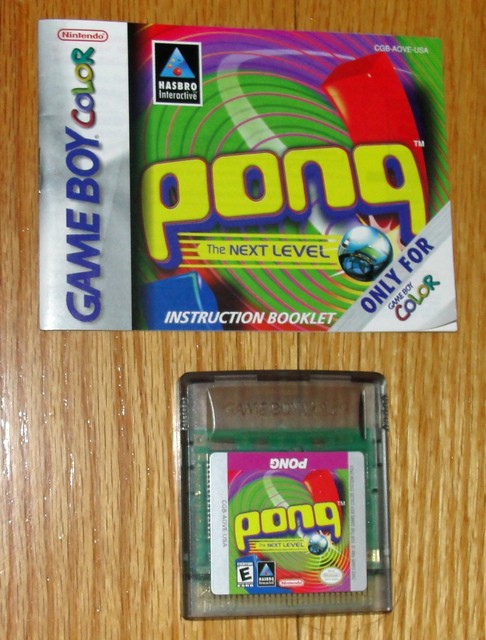 PONG (Nintendo Game Boy Color) Adult Owned ~ EUC | eBay