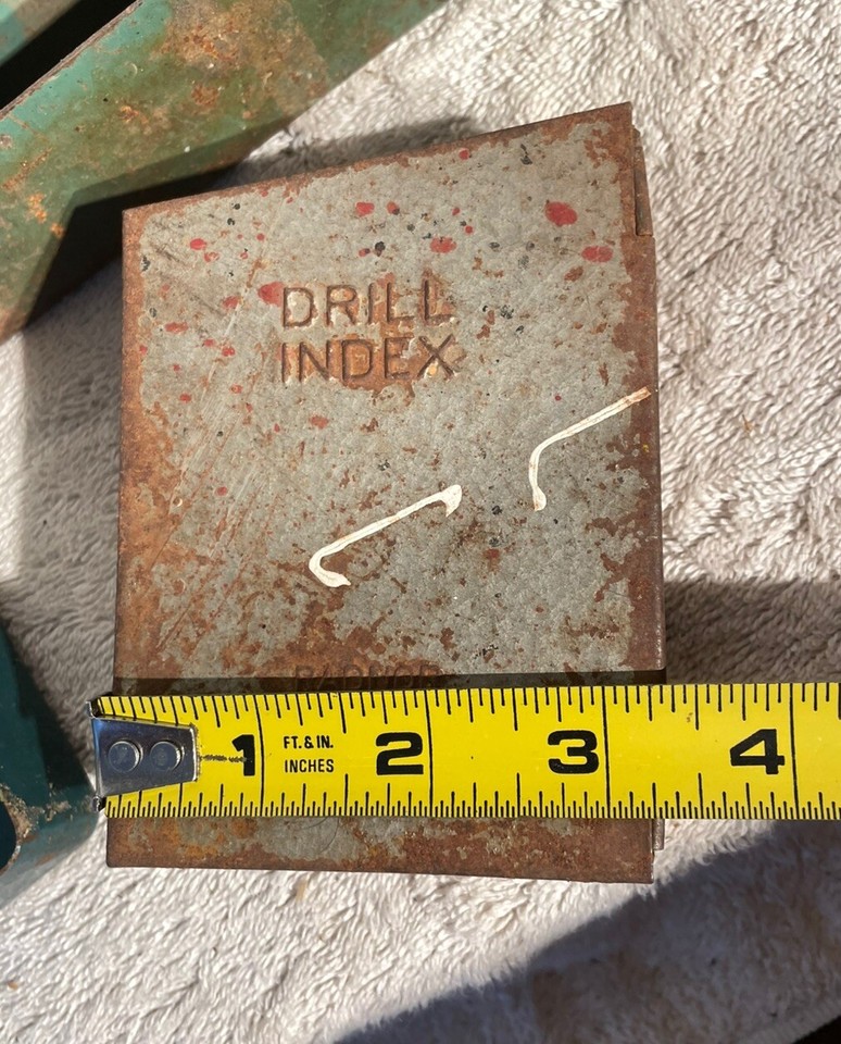 Vintage Metal Drill Index, Socket Tool Box, Pocket Tackle Box, Recipe ...