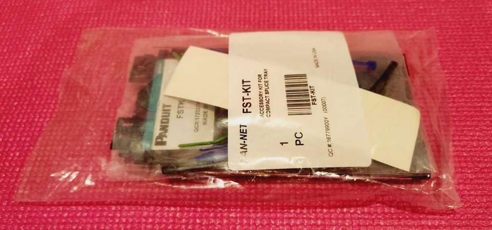 Panduit Fiber Splice Tray Kit 6 Mechanical or Fusion FSTK - SHELF 4-2 ...