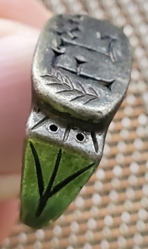 Ancient Roman Empire Silver Legionary Ring Legio Flavia Firma Emperor ...