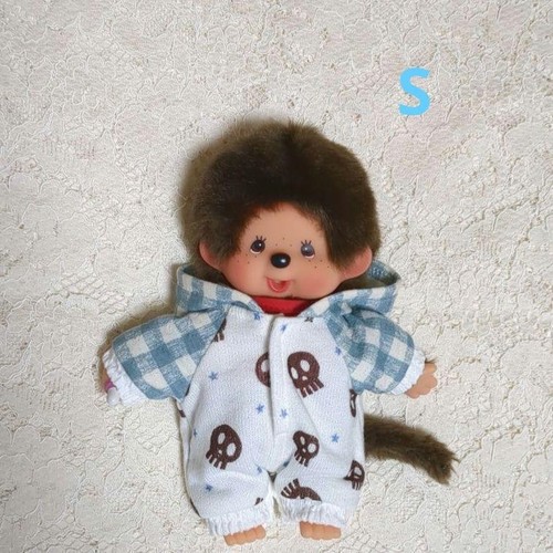 Monchhichi S Hooded Clothes Coverall Handmade Used Unisex Toy Outfit | eBay