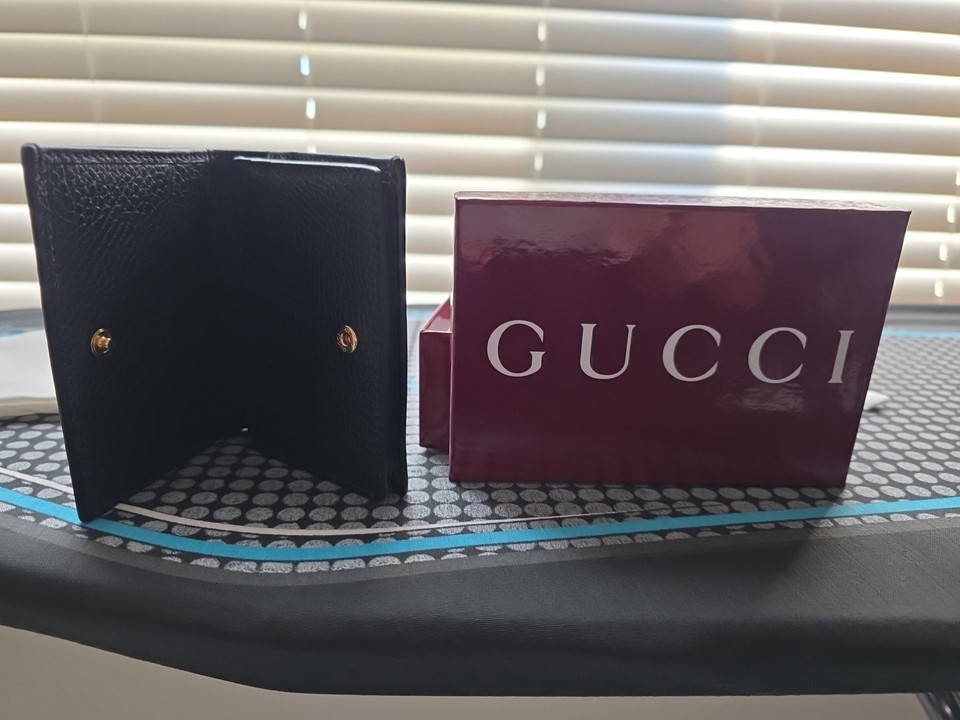 Gucci GG Marmont Color-Block Card Case Card Holder Leather | eBay