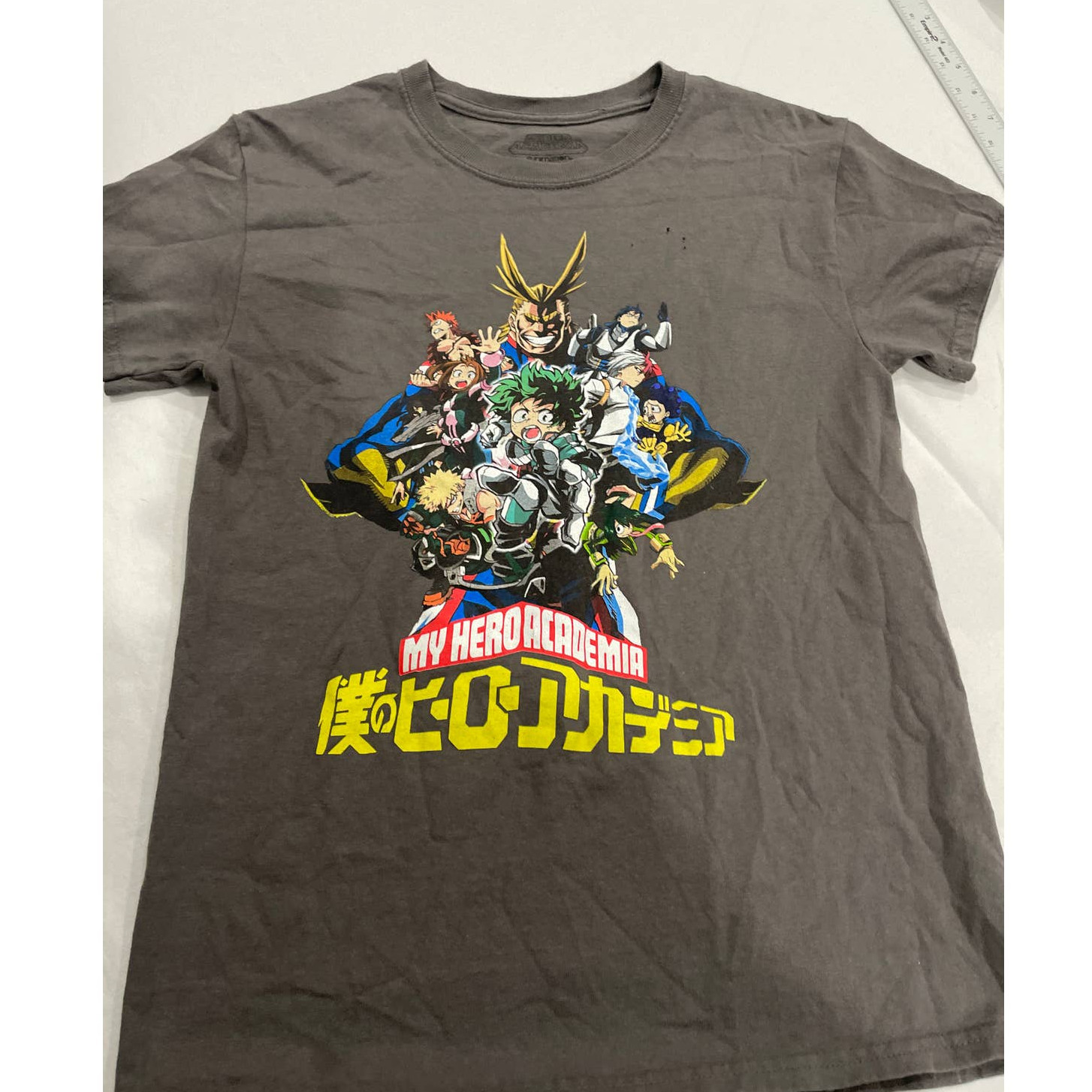 My Hero Academia Heroes Funimation T-Shirt Gray Men's… - Gem