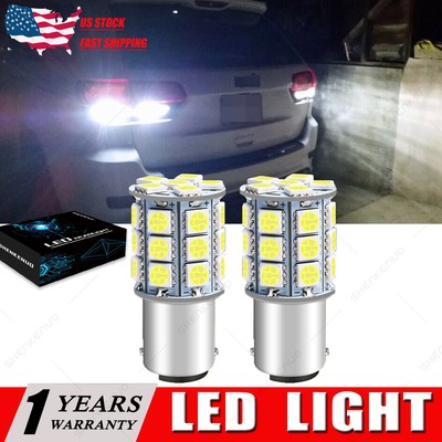 For Chevy C10 C30 K10 K20 1975-1986 1156 LED Reverse Backup Light Bulbs ...