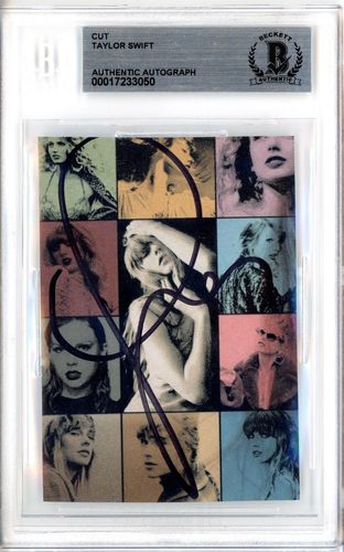 TAYLOR SWIFT Eras Tour Signed Autograph Cut Signature PHOTOGRAPH BAS ...