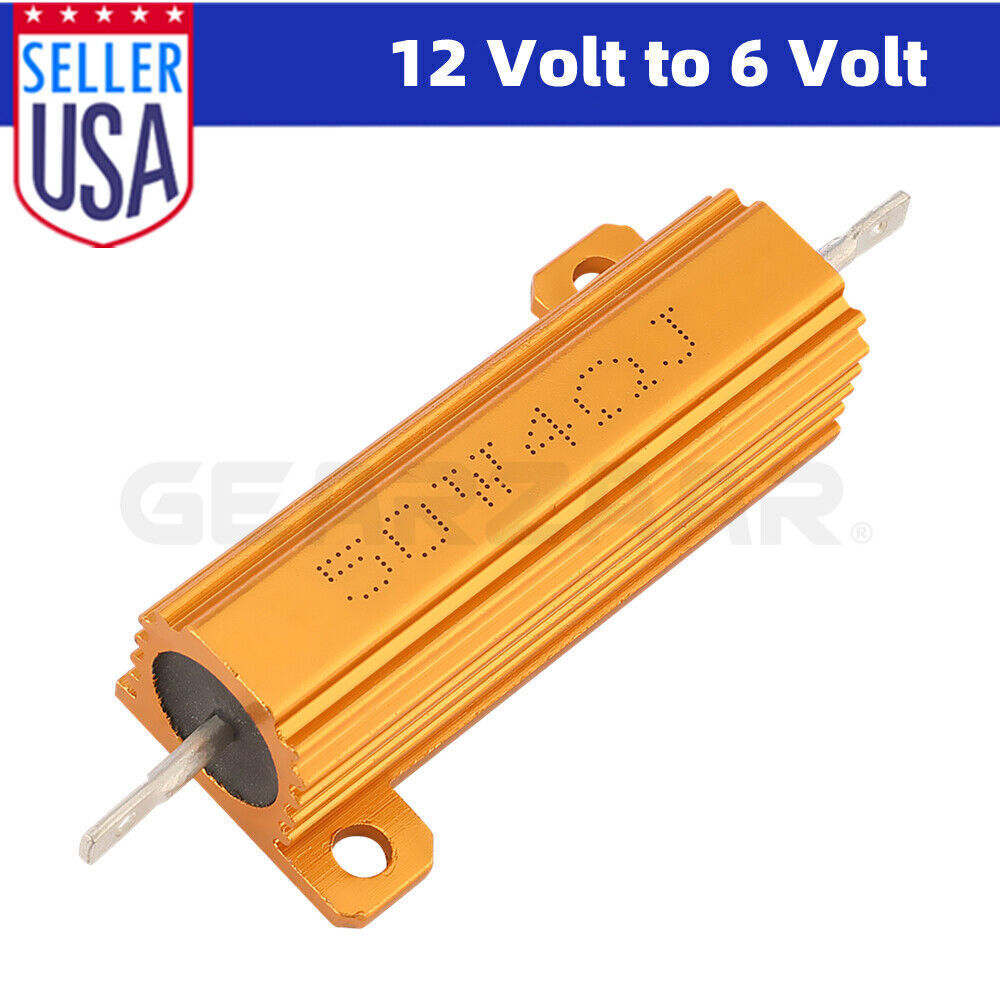 12 Volt to 6 Volt Voltage Reducer Heater Blower Motor Voltage 6V wiper ...