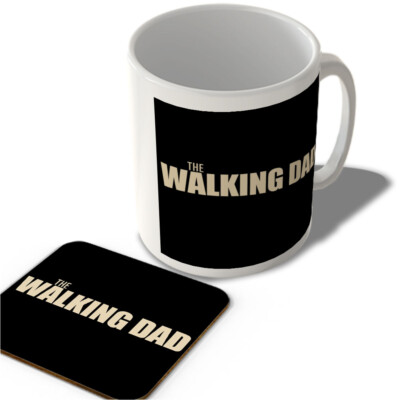 The Walking Dad - The Walking Dead - Mug and Coaster Set | eBay UK