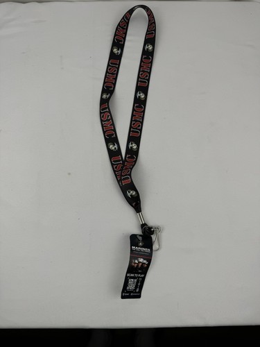 Hillman America US Marine Corps Lanyard Carry Keys & ID Card Swiveling ...