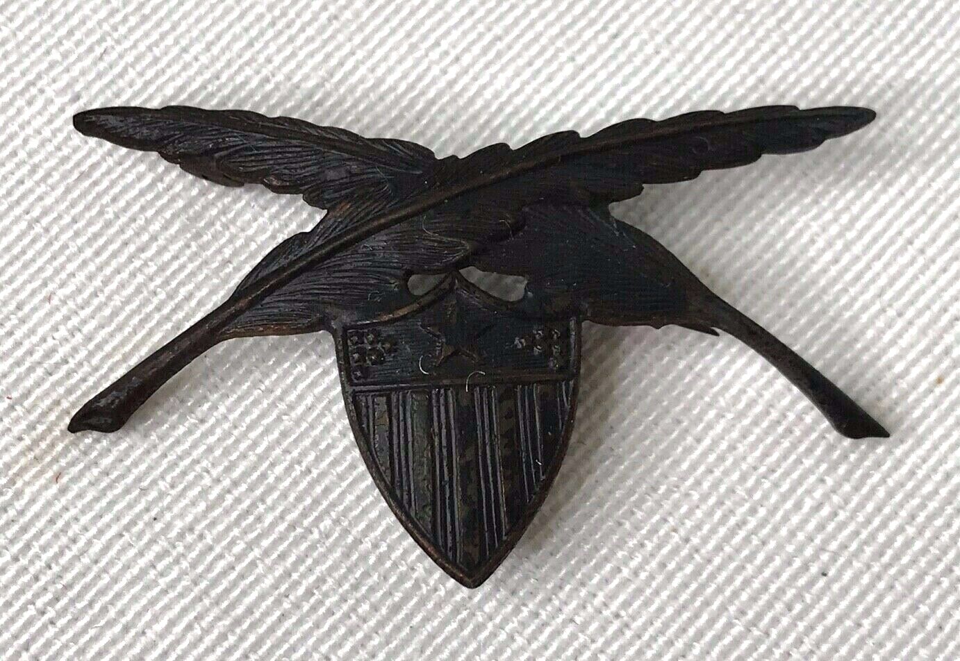 Reproduction WWI US Army Field Clerk Pin | eBay