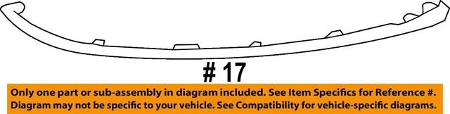Ford OEM 13-16 C-max Front Bumper Grille-valance Right DM5Z17626A for ...