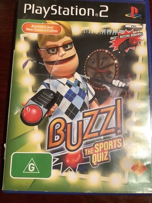 BUZZ! THE SPORTS QUIZ PlayStation 2 Pal & Manual Good Condition | eBay ...