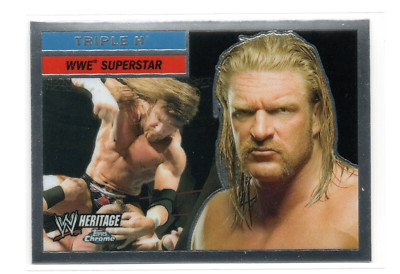 2006 WWE Topps Chrome Heritage Triple H #28 "The Game" WWF Superstar ...