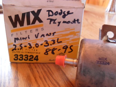 NOS FUEL FILTER -WIX BRAND # 33324 | eBay