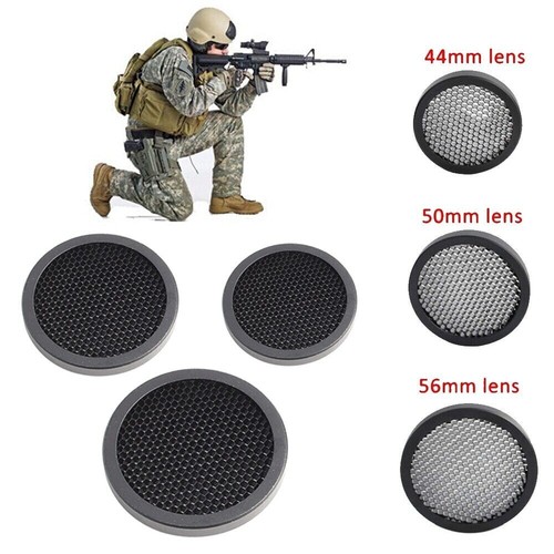 Rifle Scope Sunshade Protective Caps Honeycomb Mesh Scope Protector 44 ...