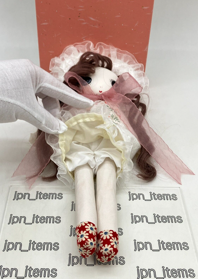 Handmade Japan Plush Cotton Bunka Doll Japanese Retro Style Black Eyes ...