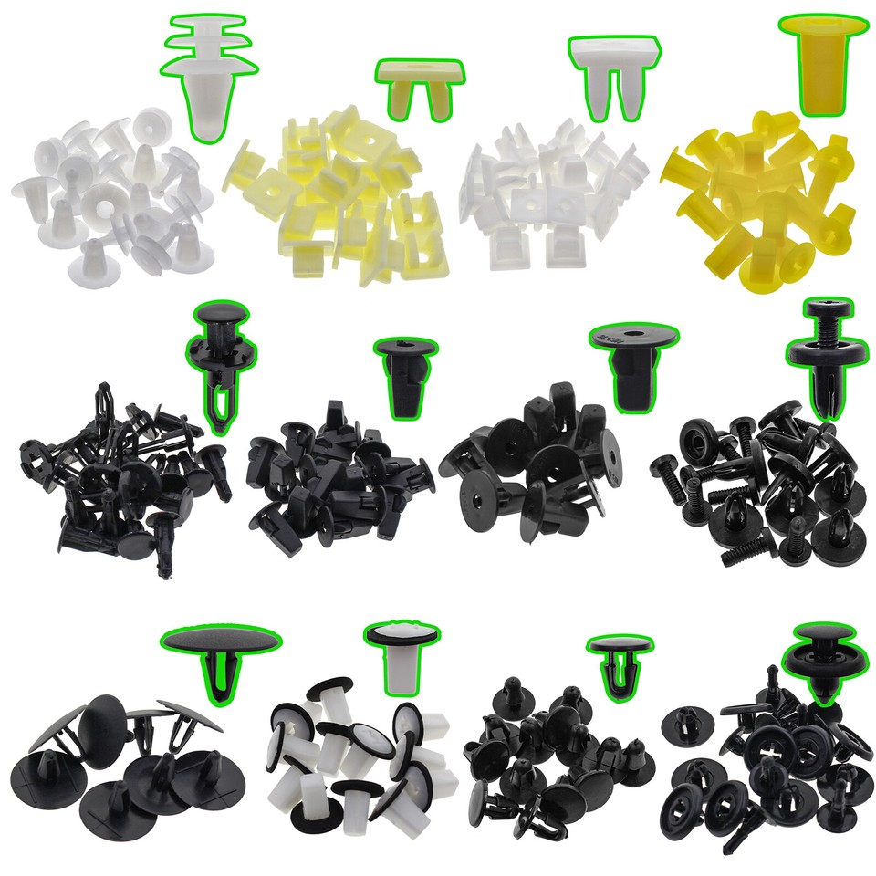 146PCS For TOYOTA Lexus Door Trim Panel Clips Retainer Screw Grommet ...
