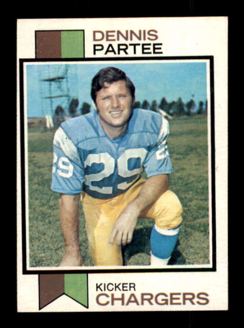 1973 Topps #483 Dennis Partee EXMT/NM Chargers 239160 | eBay