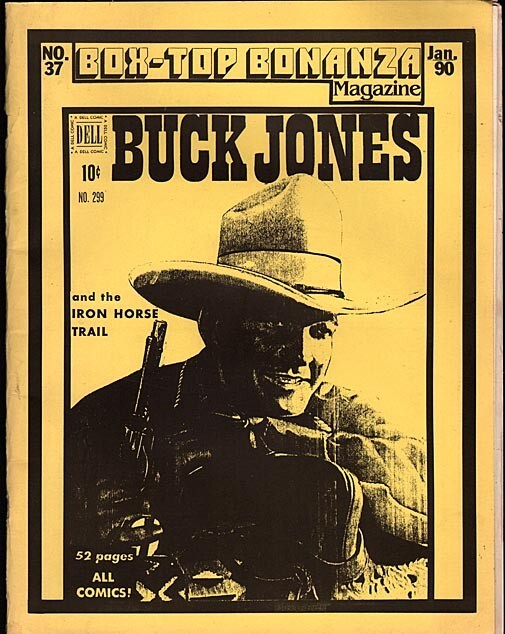 BOX-TOP BONANZA #37; Buck Jones tribute issue; Near Mint condit | eBay