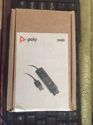 Plantronics DA80 Poly USB Audio Processor Telephone Headset - A1A ...