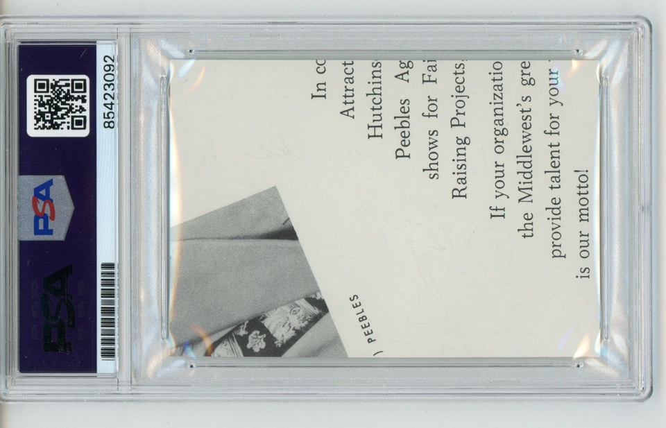 Patsy Cline ~ Signed Autographed Authentic Signature Cut ~ PSA DNA ...