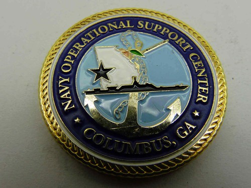 NAVY OPERATIONAL SUPPORT CENTER COLUMBUS GA CHALLENGE COIN | eBay
